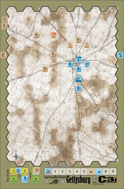 Gettysburg(RBM Studio)をVASSALで: 積み木ウォーゲームの奇妙な冒険